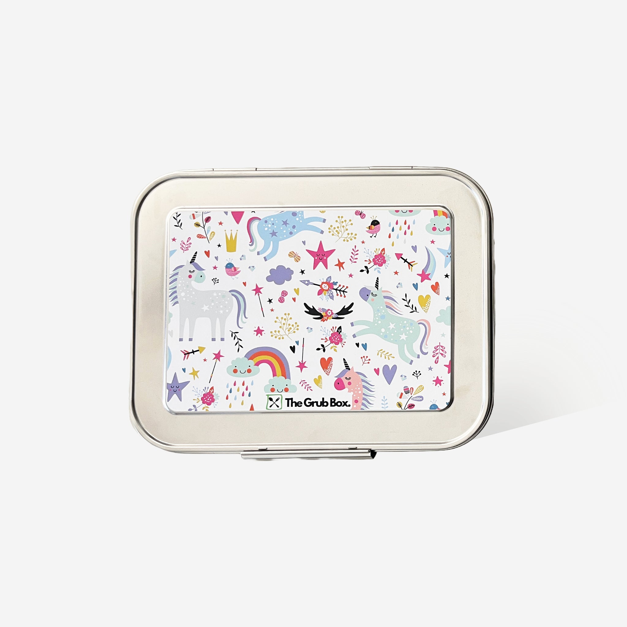 Stainless Steel Lunch Box | 3 Compartment Lunch Box | The Grub Box